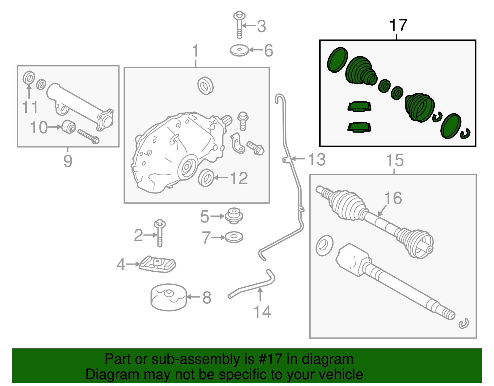 2013-2024 Land Rover Boot Kit LR034530 | Land Rover Parts Direct