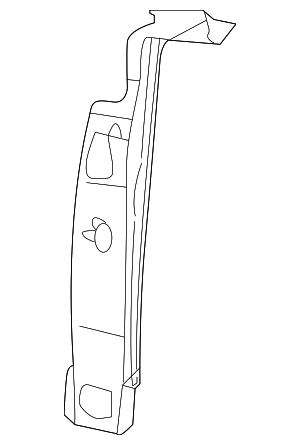 Driver Side Back Body Pillar Inner Panel 20762148 | Parts McElveen