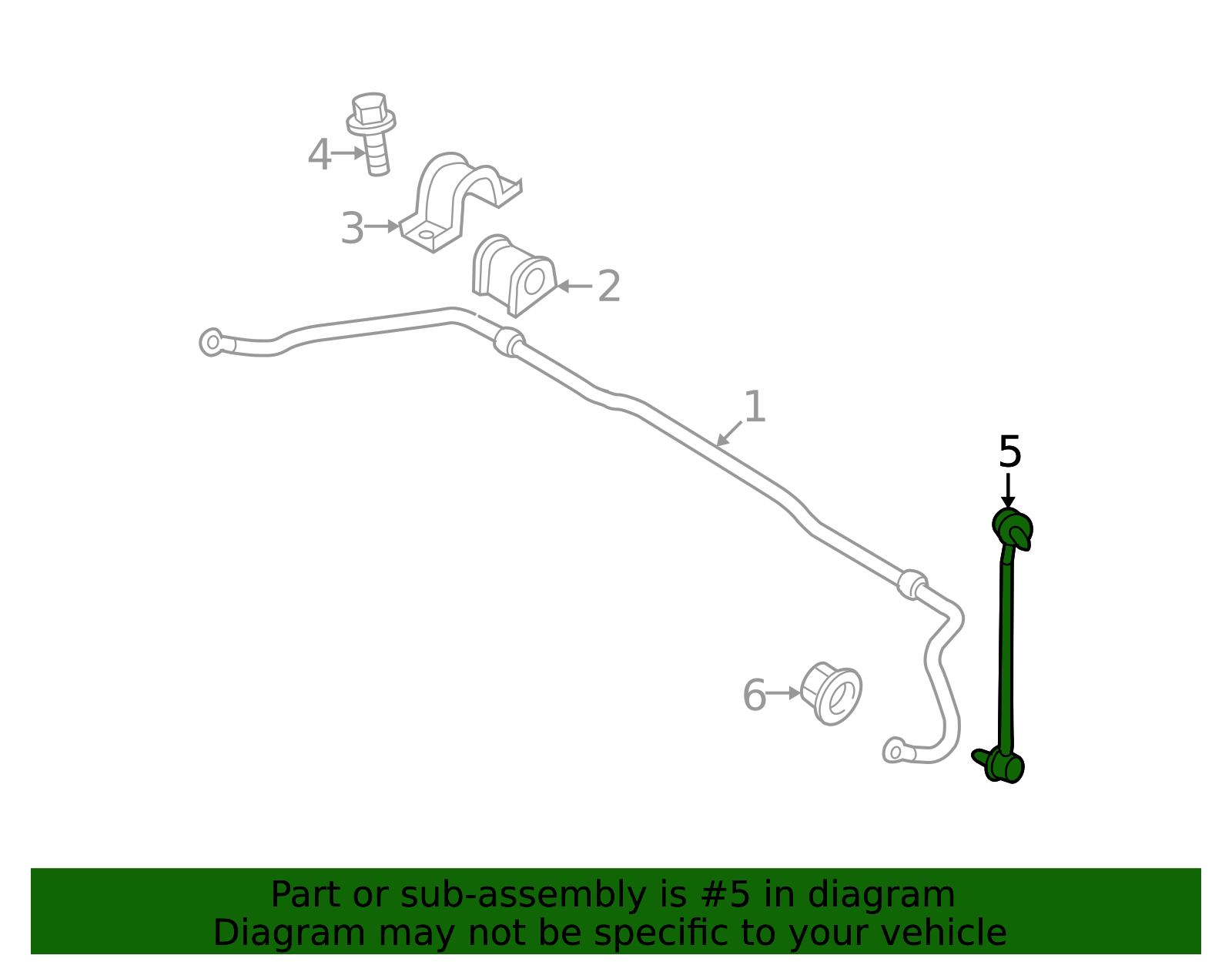 54830-2F000 - Stabilizer Link 2004-2009 Kia | Kia.Parts Store