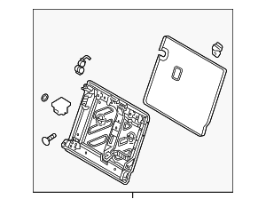 Hyundai - 89410-G3150-TRY - Seat Back Frame - 2018-2020 Hyundai Elantra ...