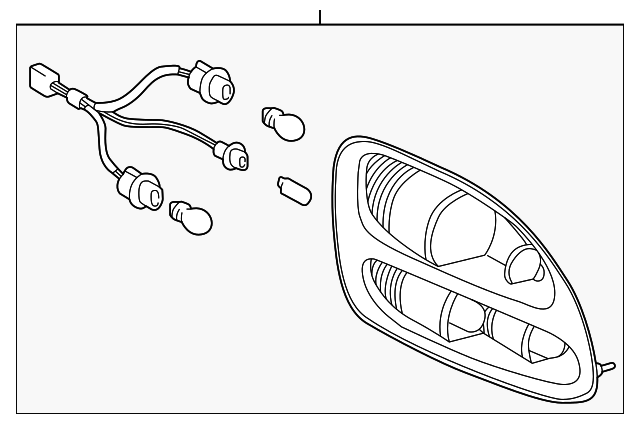 Genuine Toyota Combo Lamp Assembly part# 81560-0C040 for 2004-2006 ...