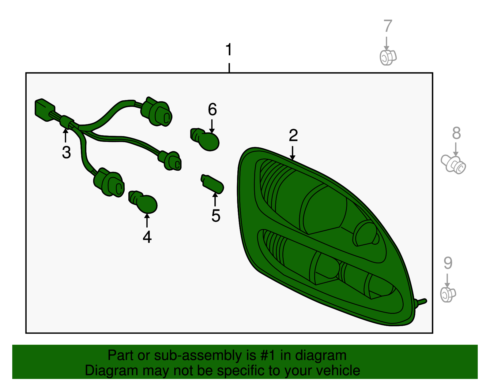 Genuine Toyota Combo Lamp Assembly part# 81560-0C040 for 2004-2006 ...