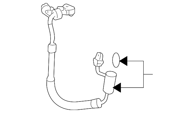 2011-2013 Toyota Highlander Suction Hose 88704-0E080 | Toyota Parts Center