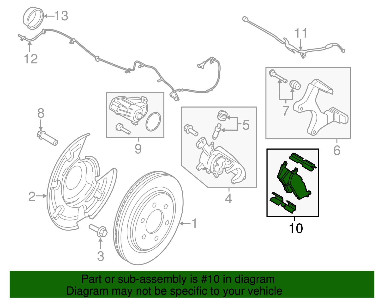2015-2020 Ford F-150 Motorcraft™ Brake Pads BRF-1966 | OEM Parts Online