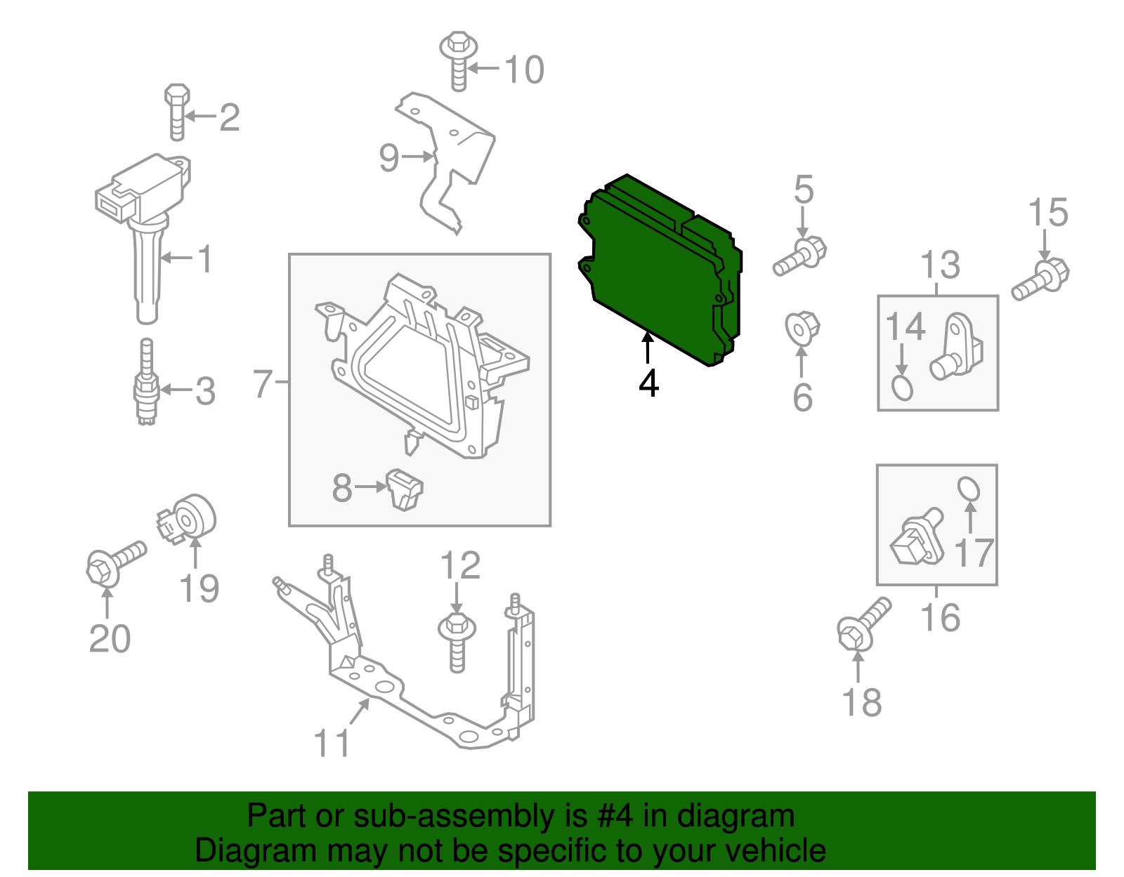 2014-2016 Mazda CX-5 Pcm PYXL-18-881C | Mazda Parts Deals