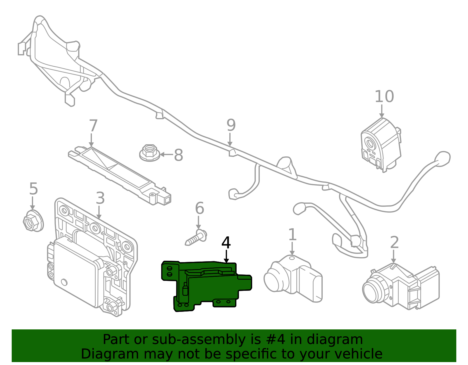 99130-AO000 - Radar Sensor 2023-2025 Kia Niro EV | Kia.Parts Store