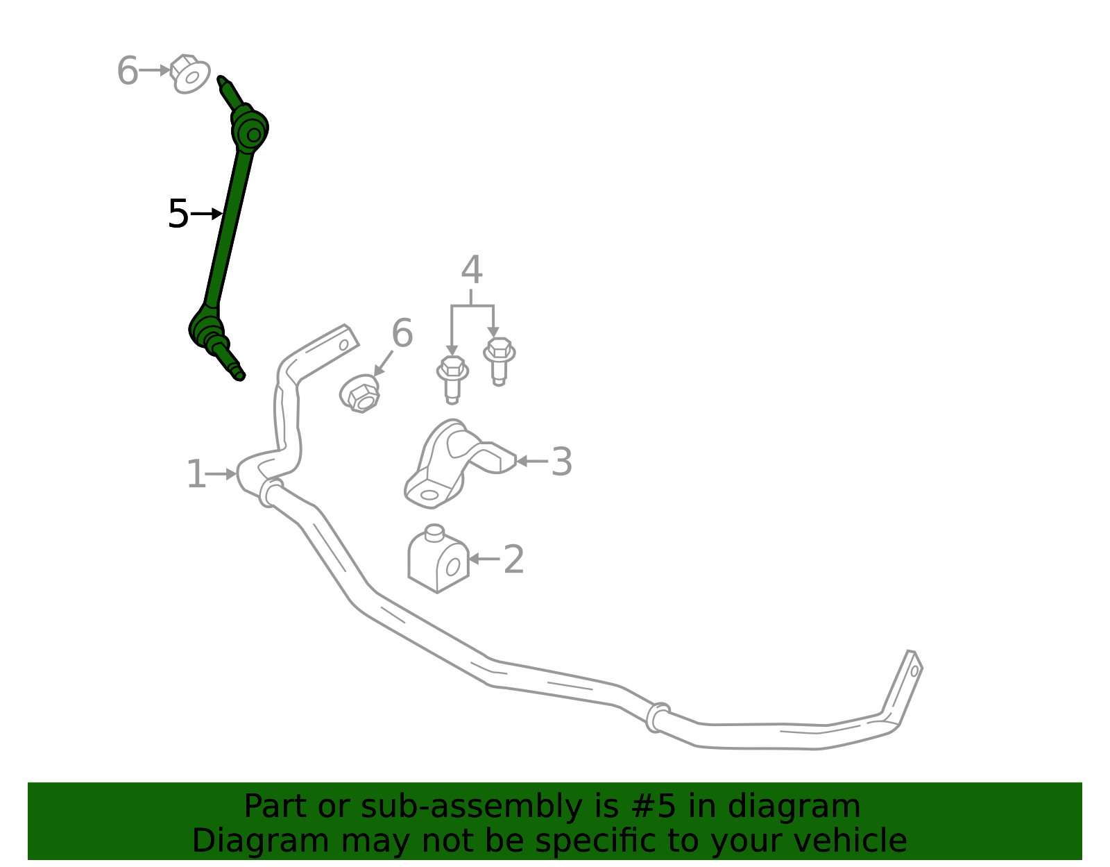 MEF-305 - Motorcraft™ Stabilizer Link 2015-2025 Ford Mustang | Ford OEM ...