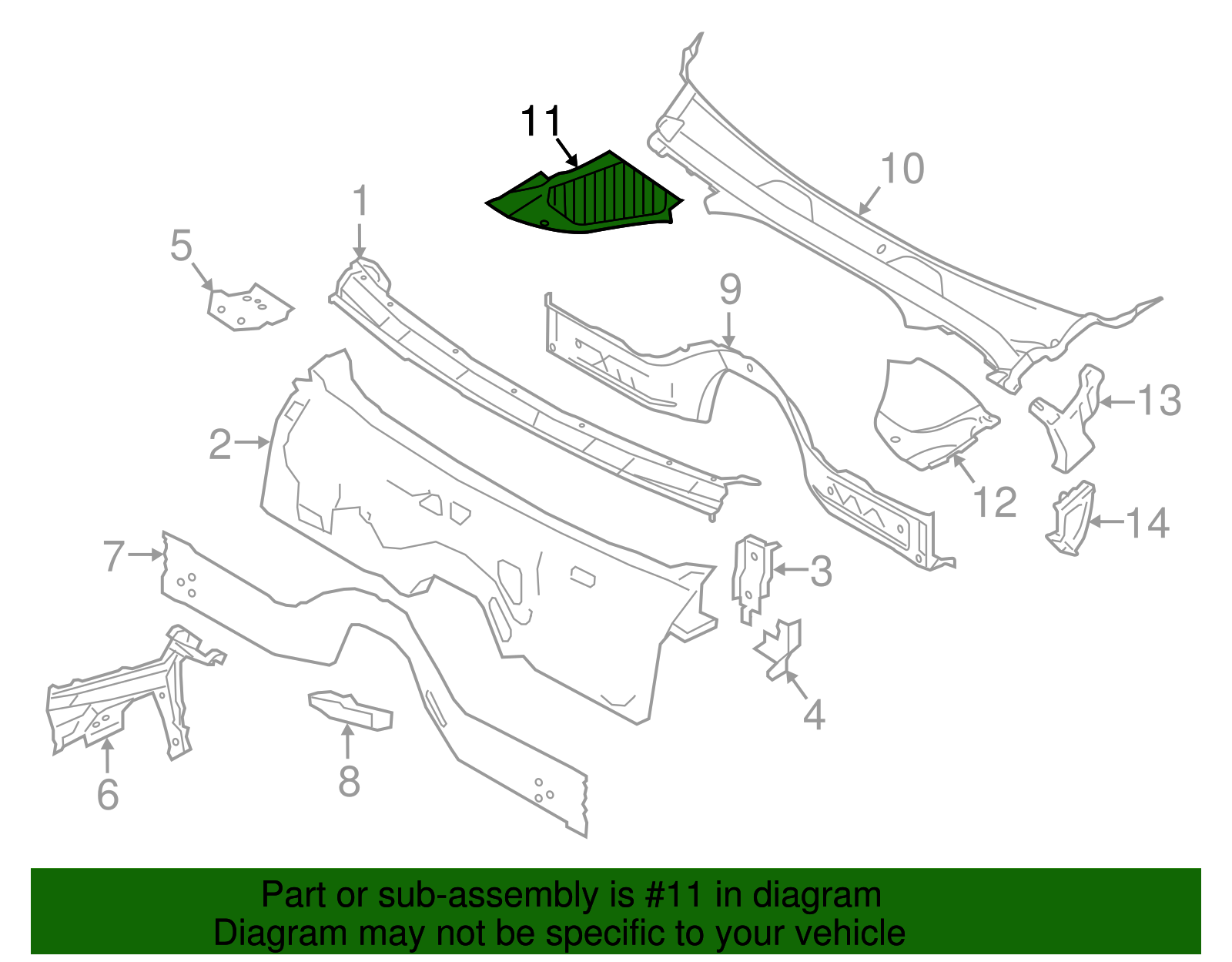 51-71-7-357-240 - 2016-2022 BMW - Corner Cover | BMWPartsHub