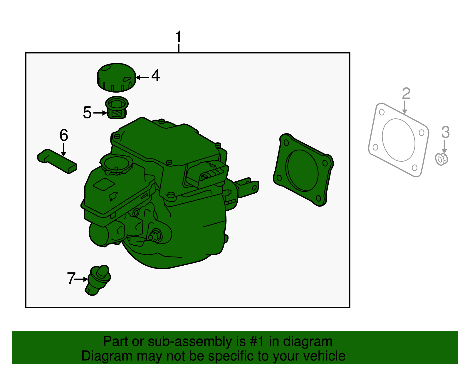 2014-2018 Infiniti Q50 Master Cylinder Assembly 46007-4GH6D | Faulkner ...