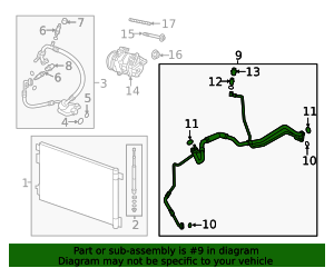 2017-2025 GM Evaporator Tube 84819070 GM | GMPartsDirect.com