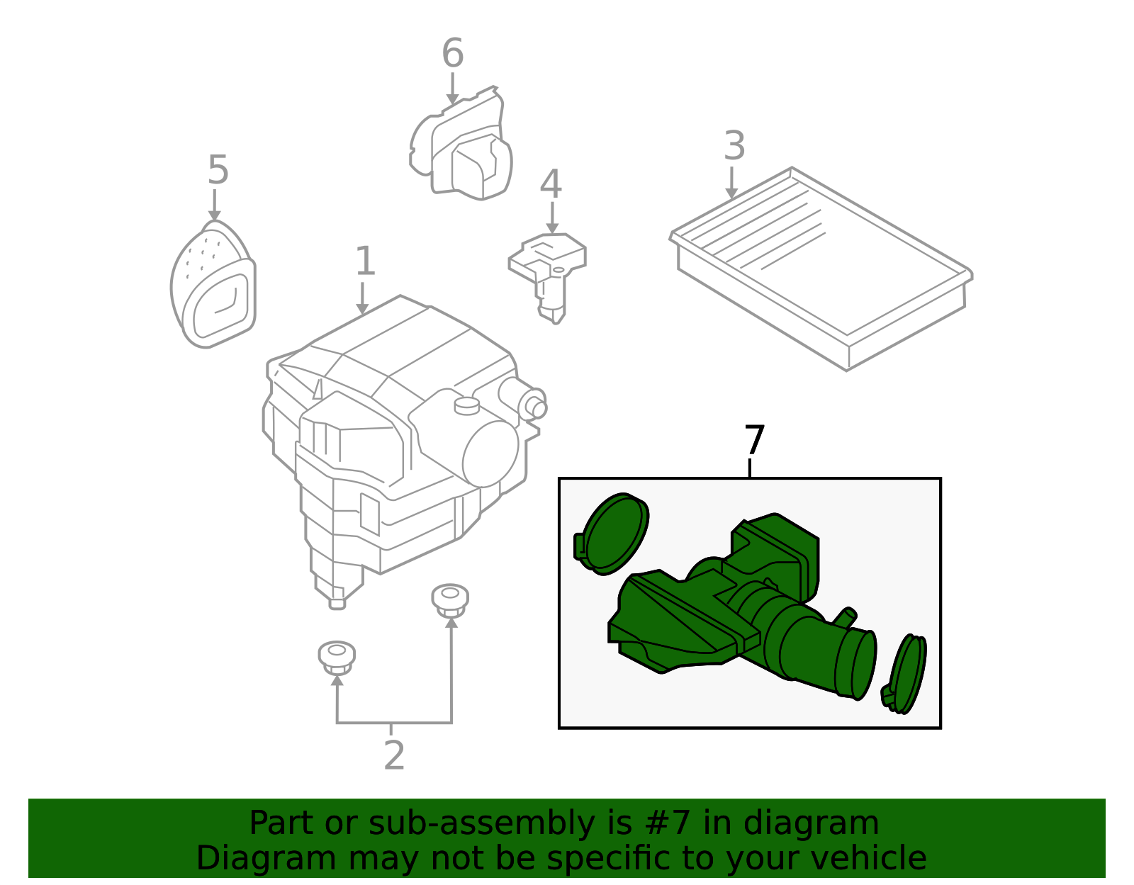 2005-2009 Land Rover Air Duct PHD500025 | OEM Parts Online