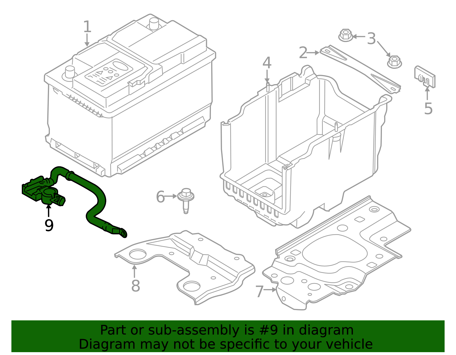 Negative Cable CV2Z-10C679-C | Awesome Parts Ford