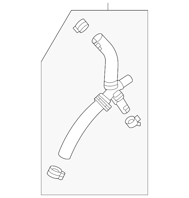 2020-2025 GM Thermostat Bypass Hose 12702515 | Capital Chevy Parts