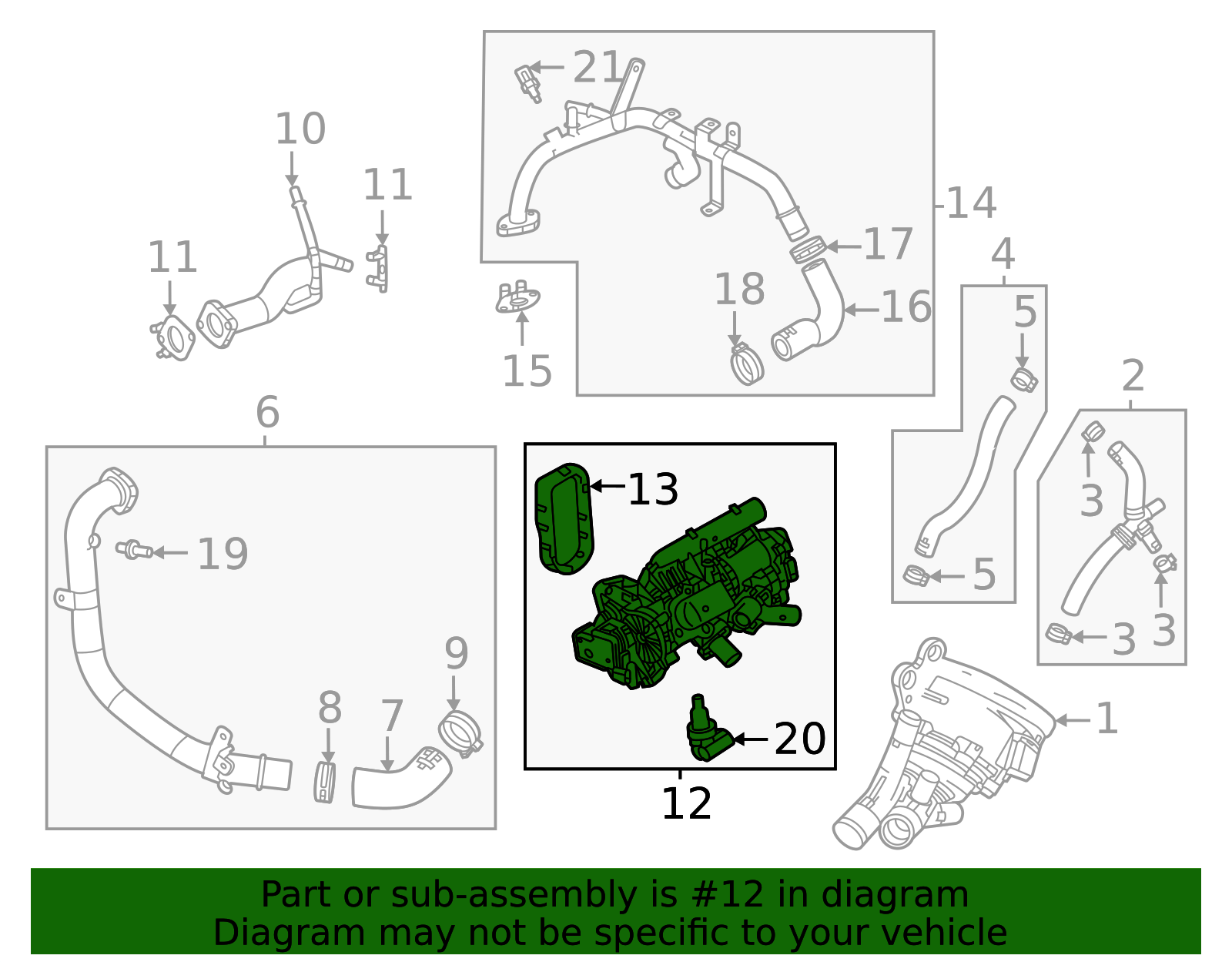 2020-2025 GM Engine Coolant Flow Control Valve 12716827 | GM Parts Center