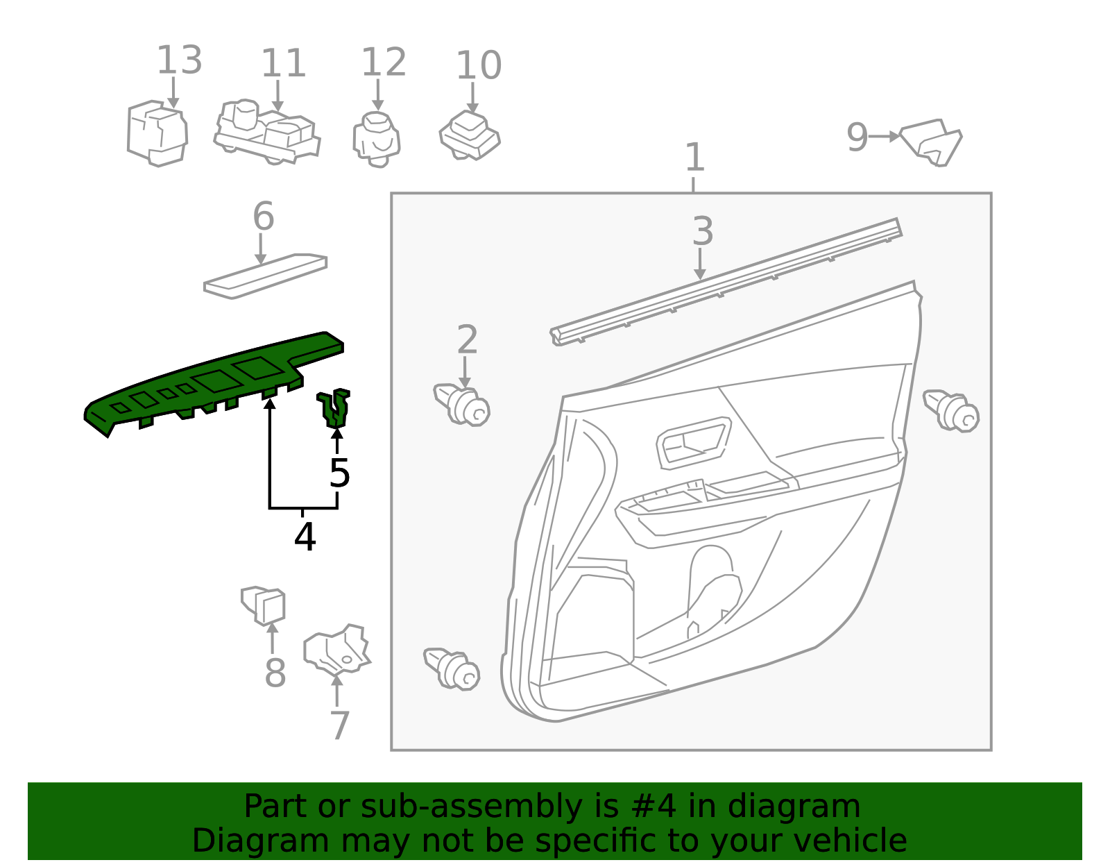 74232-47230 - High-Quality Door Switch Trim Panel for AutoNation Parts