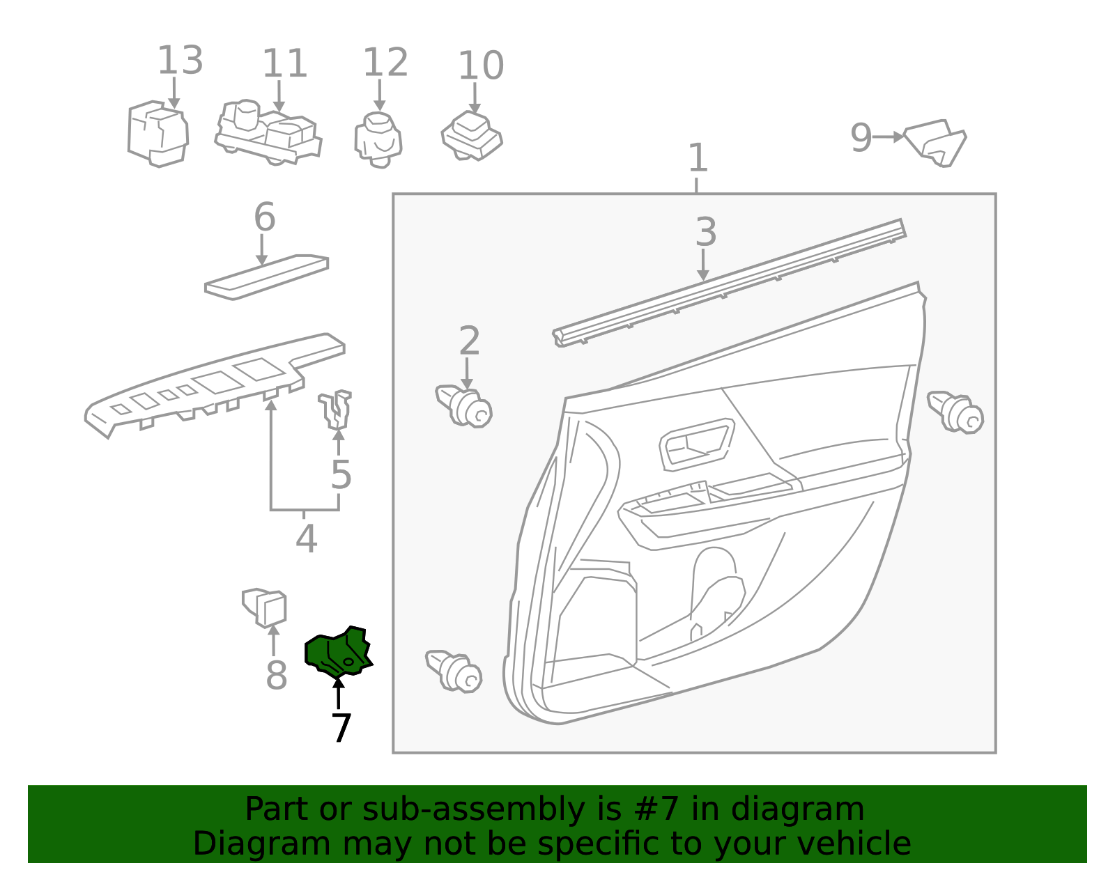 2012-2017 Toyota Prius V 2012-2017 Toyota Prius V - Bracket 67625-47030 ...