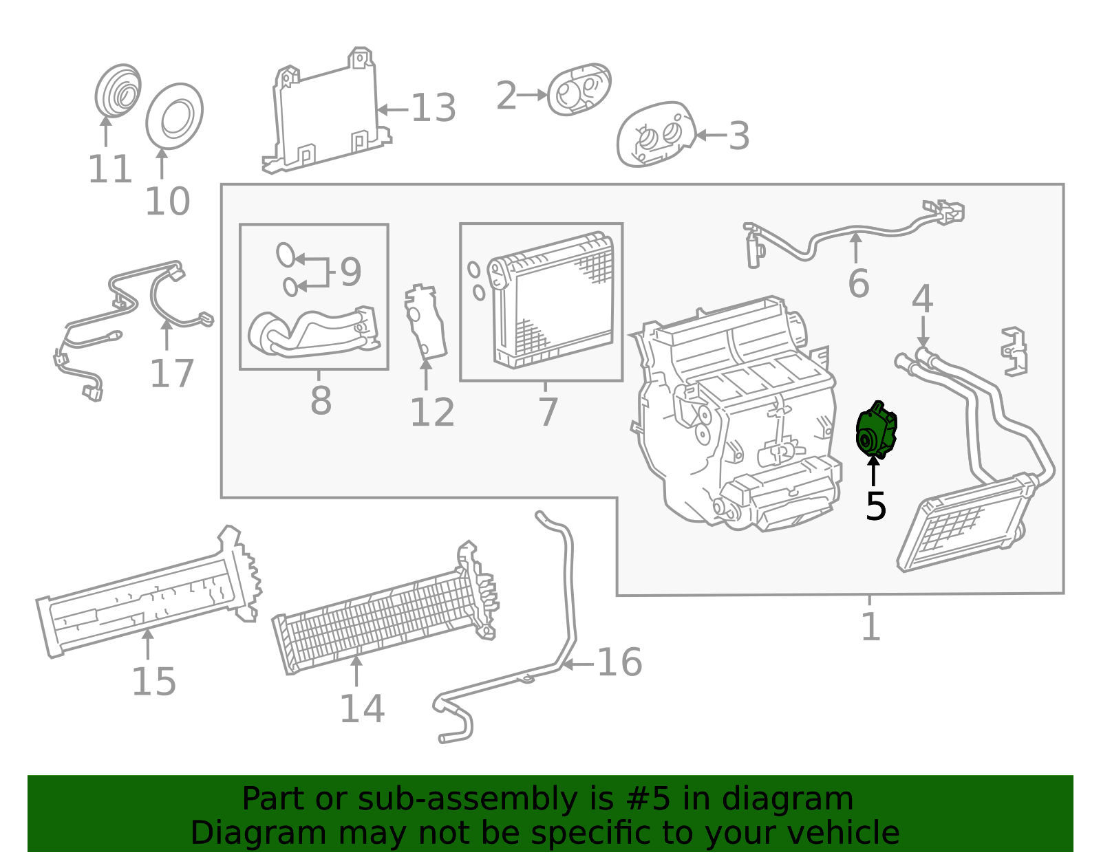 87106-60410 - High-Quality Temp Door Actuator for 2024-2025 Lexus GX550 ...
