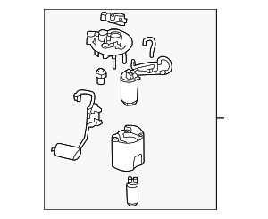 2011-2016 Hyundai Elantra Fuel Pump Assembly 31110-3X500 | OEM Parts Online