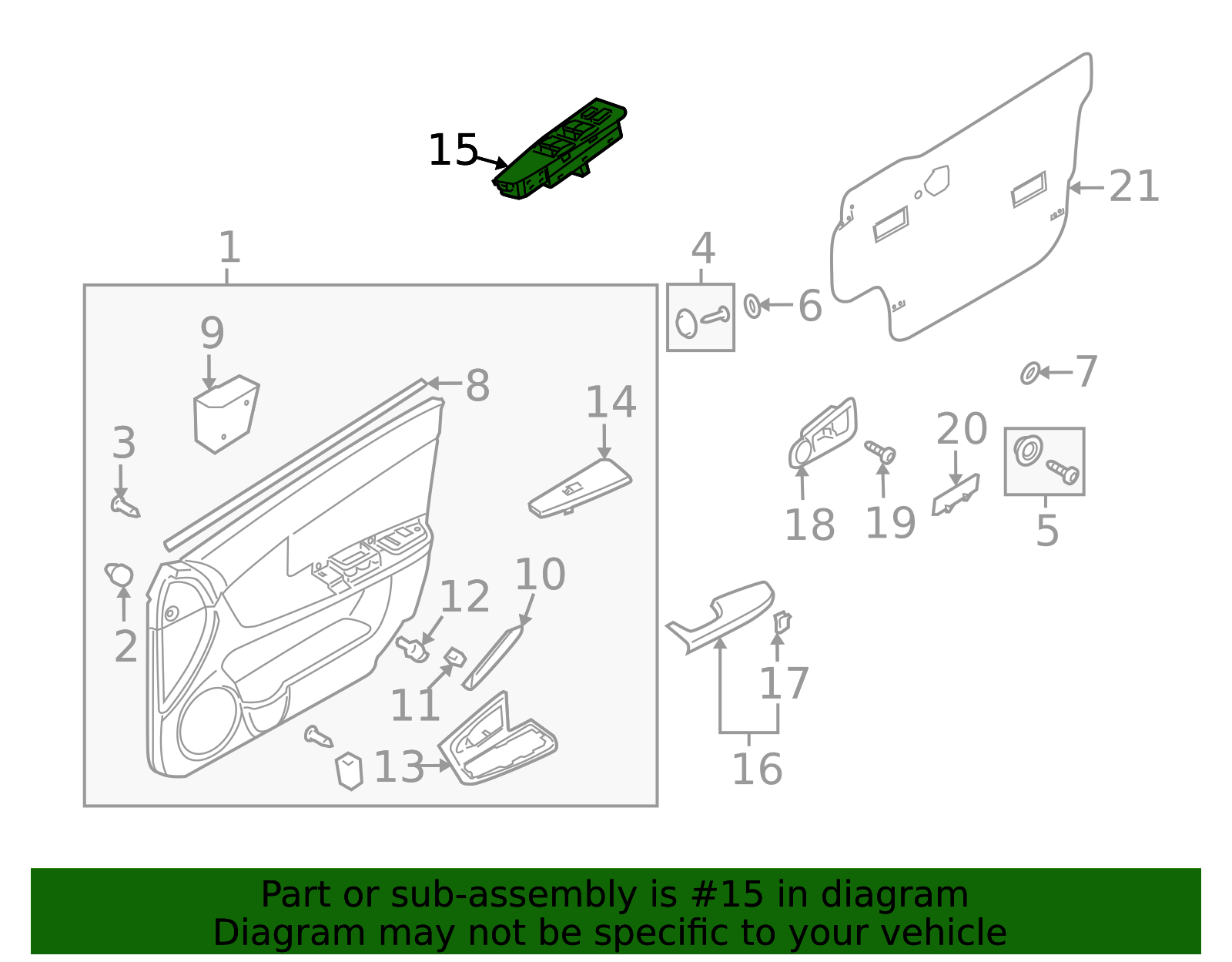 93570-2F100NM - Switch Assembly 2007-2009 Kia Spectra | Kia.Parts Store