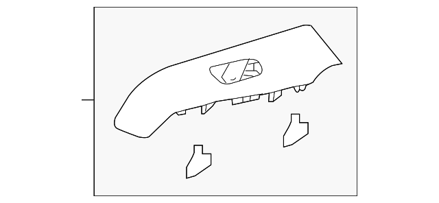 2021-2025 Nissan Altima Switch Bezel 82961-6CA3A | Bill Kay Nissan Parts