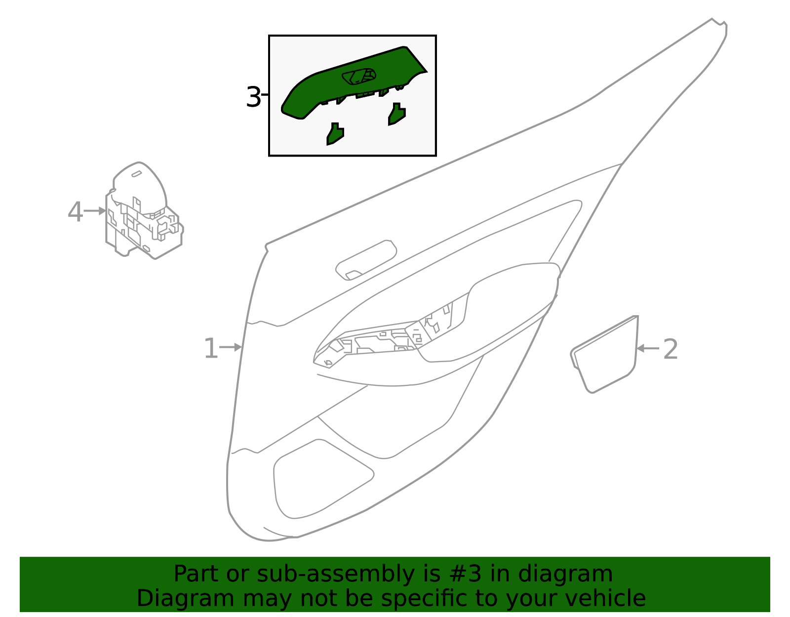 2021-2025 Nissan Altima Switch Bezel 82961-6CA3A | Nissan Parts Central