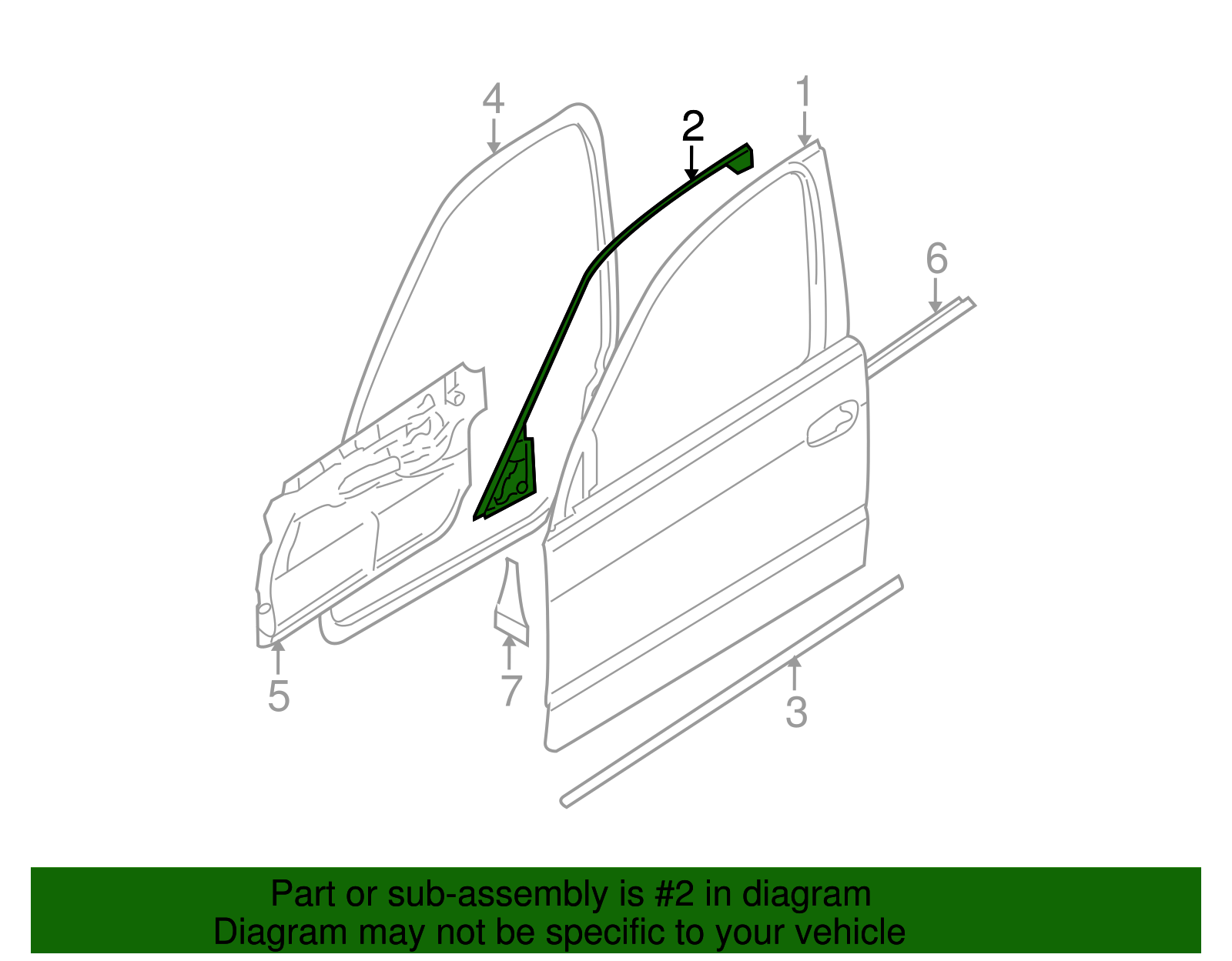 51210402745 - 1997-2003 BMW Seal (51-21-0-402-745) | BMW of South Atlanta Parts