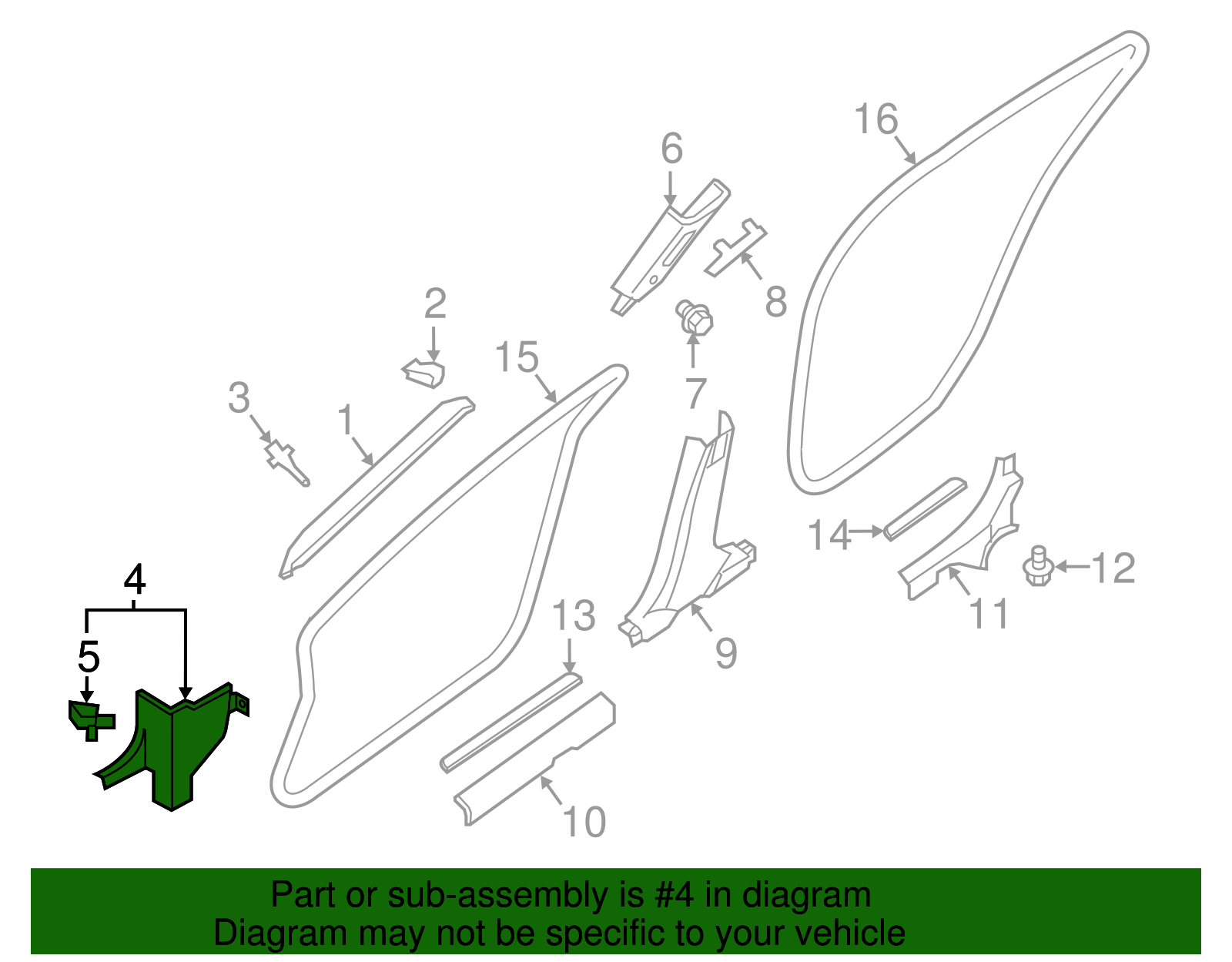 66901-3TA0A - 2013-2023 Nissan - Cowl Trim | Anicra Nissan Parts