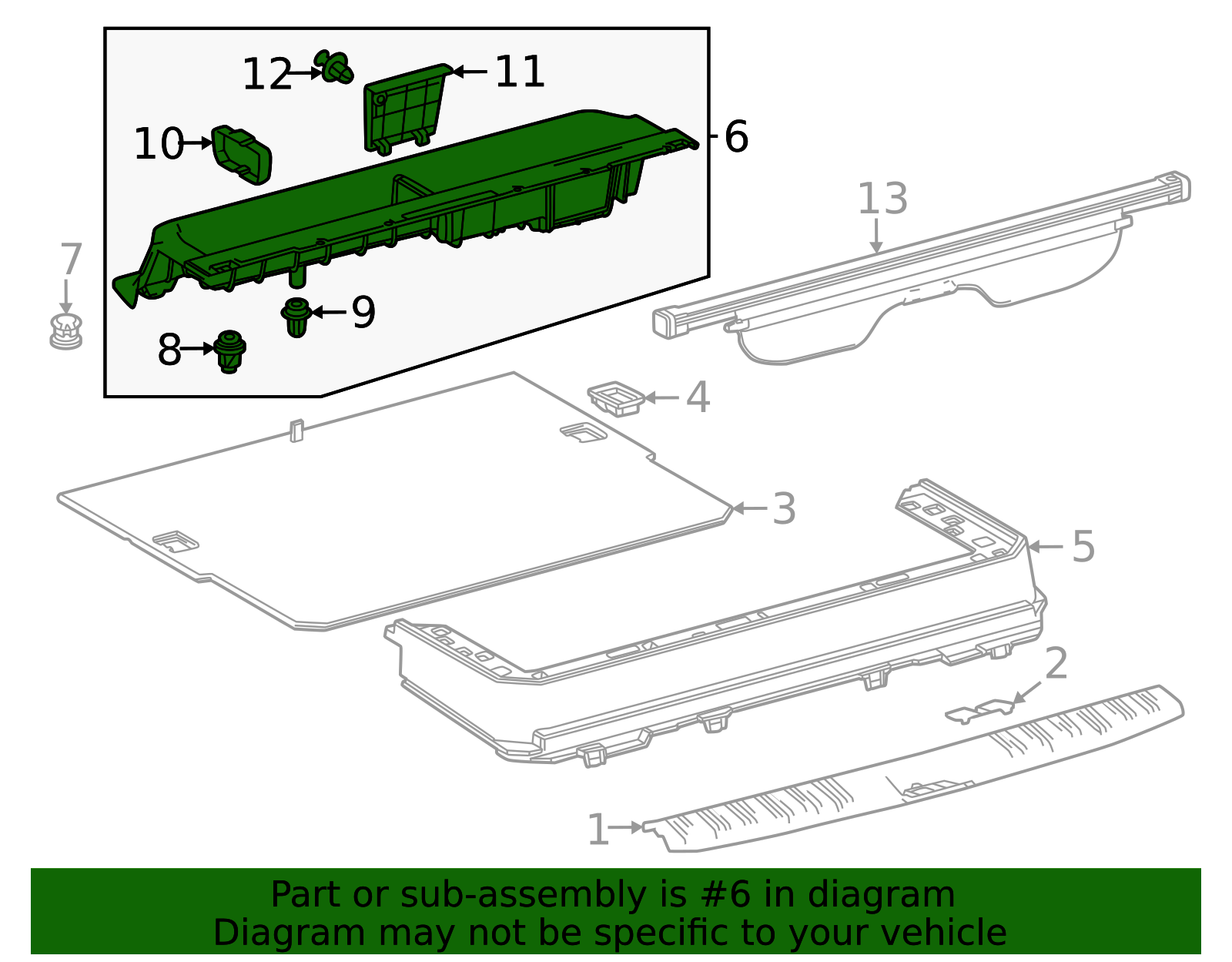 Floor Storage Compartment 64991-60040-C0 | Toyota Parts Center