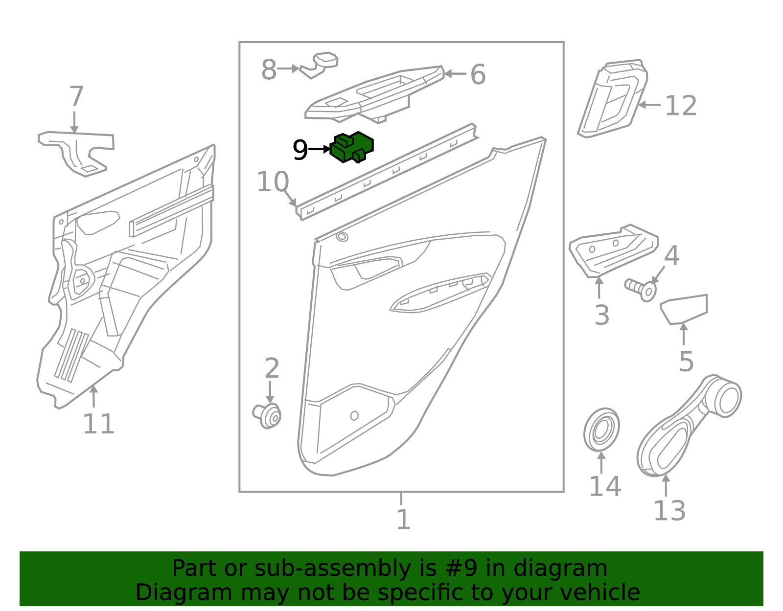 95407143 - Window Switch - 2016-2021 Chevrolet Spark | Findlay Auto Parts