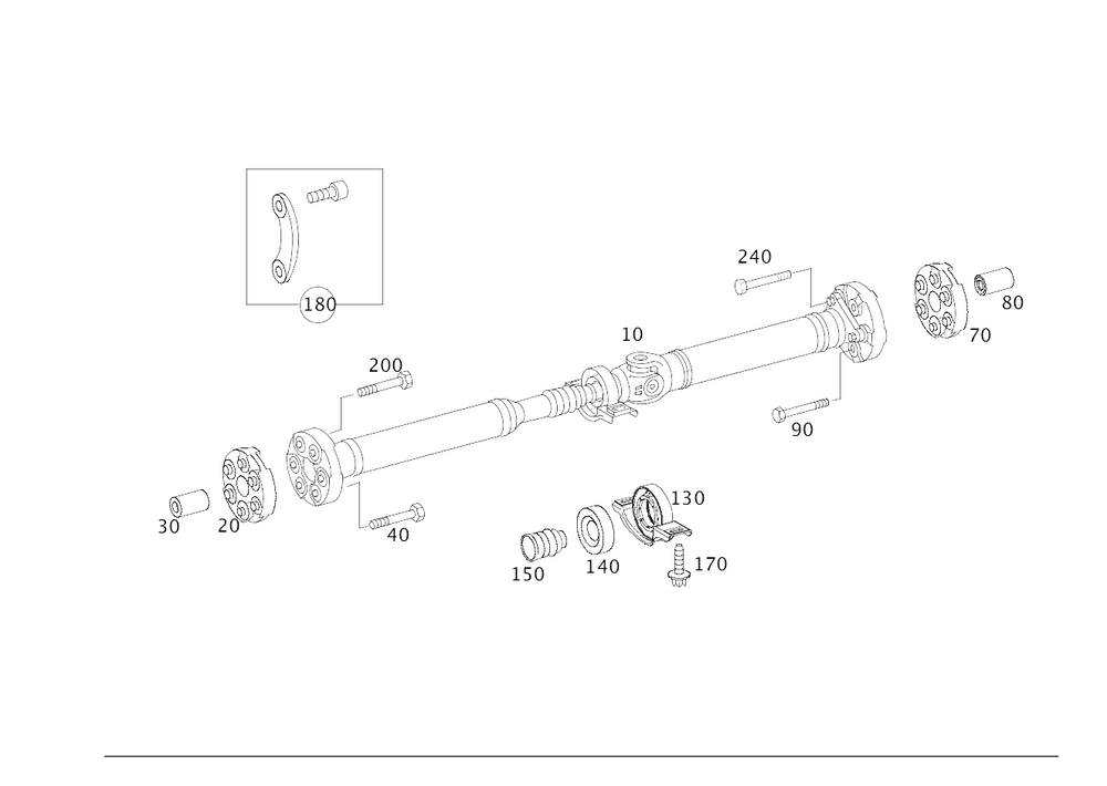 2015-2026 Mercedes-Benz Flex Disk 205-411-00-00 | MB OEM Parts