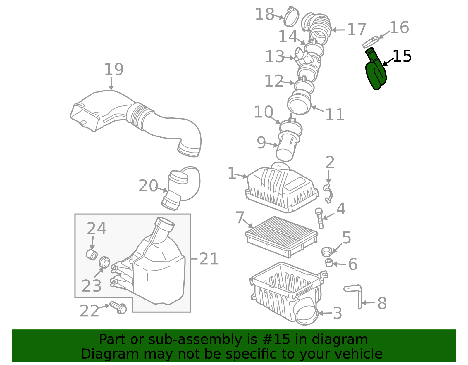 28192-2E000 - Breather Tube 2005-2010 Kia Sportage | Kia.Parts Store