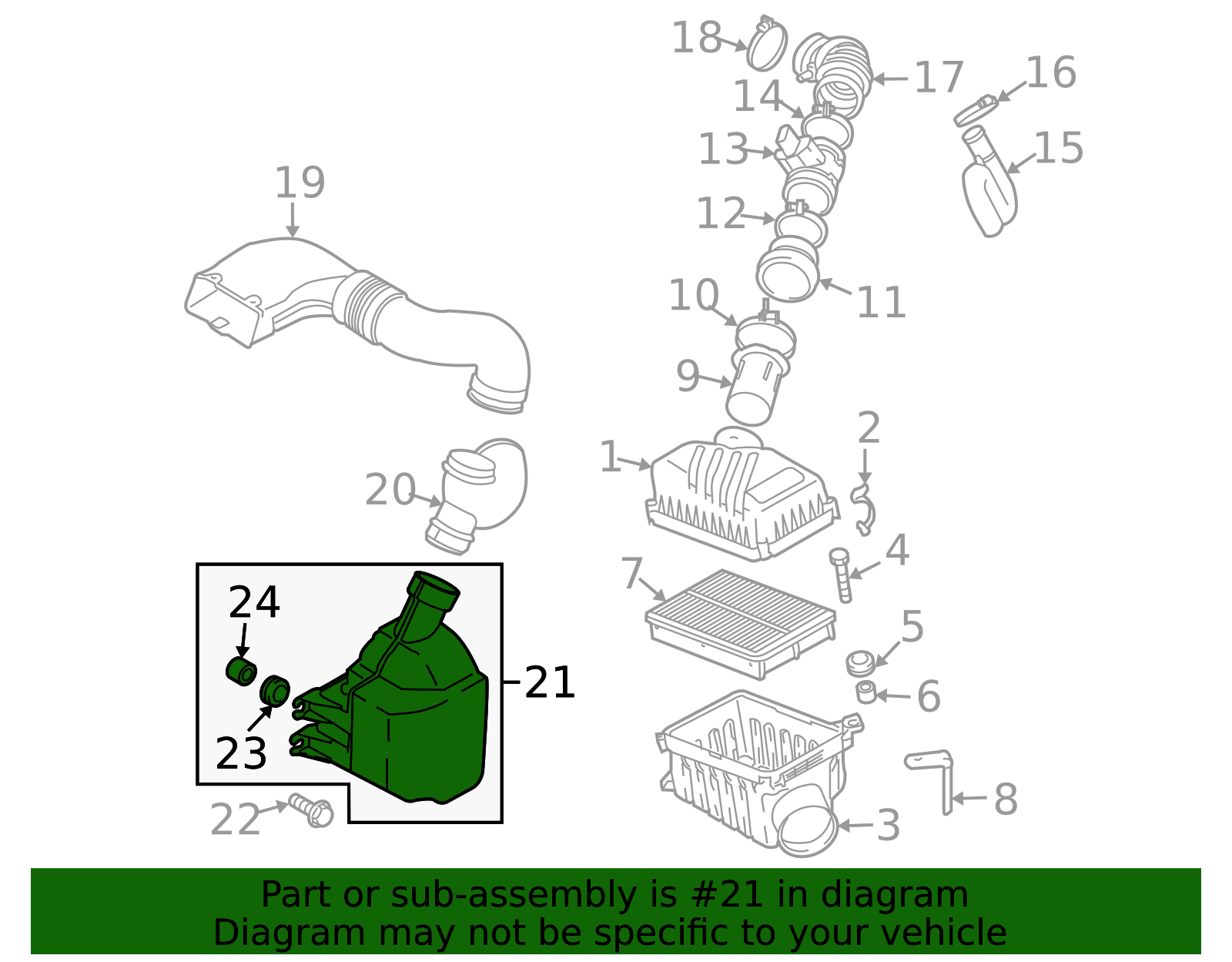 28190-1F000 - Resonator Assembly 2005-2010 Kia Sportage | Kia.Parts Store