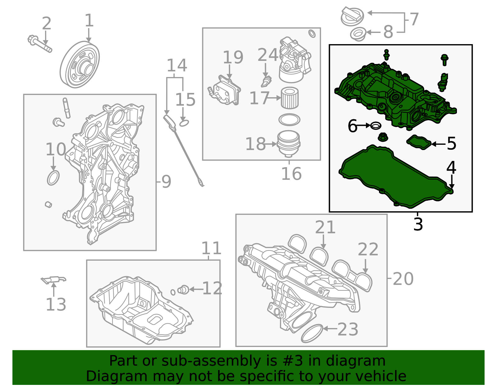 22410-2M810 - Valve Cover 2021-2025 Kia | Kia.Parts Store