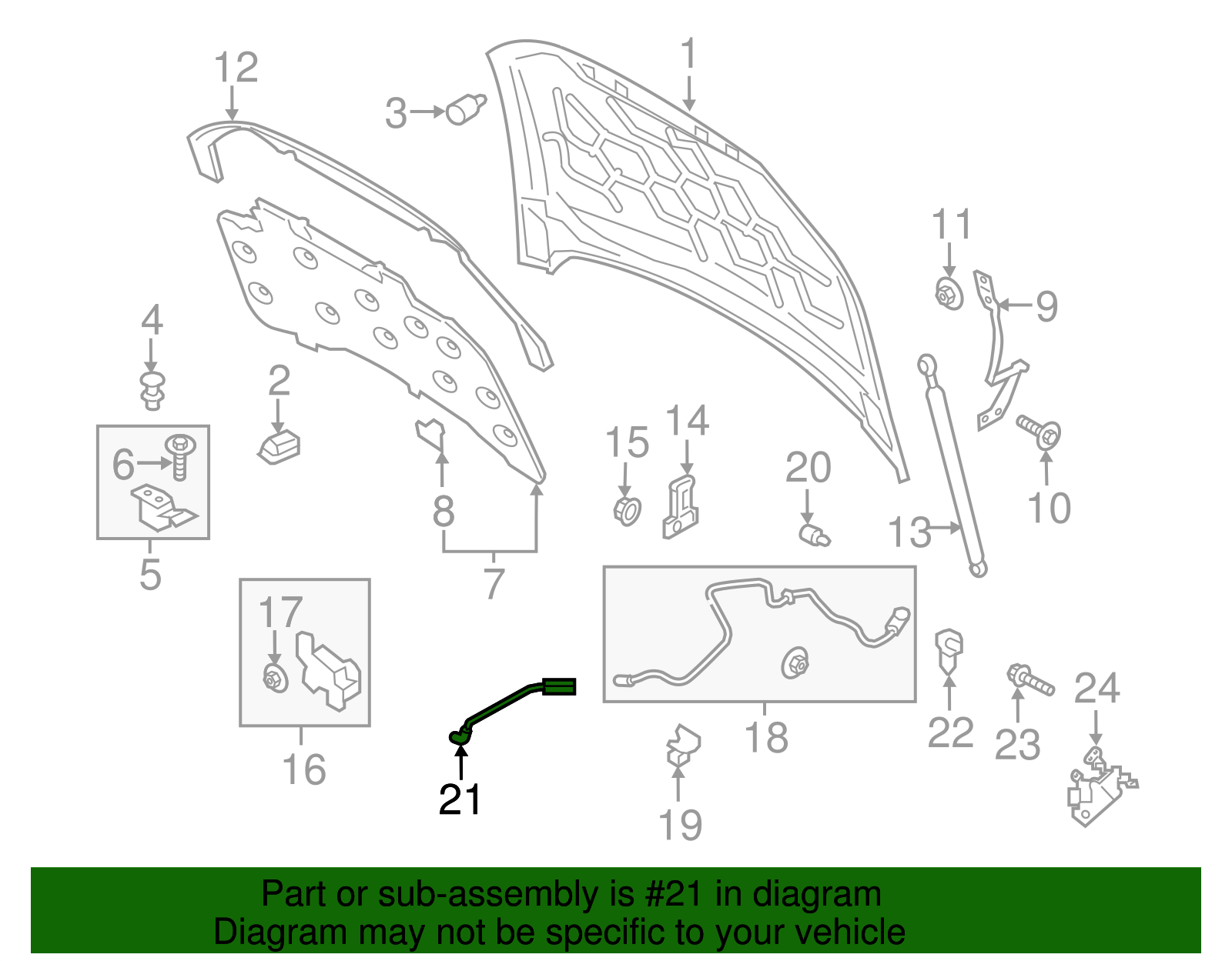 2013-2020 Ford Release Cable Extension DP5Z-16916-B | Ford OEM Parts Outlet