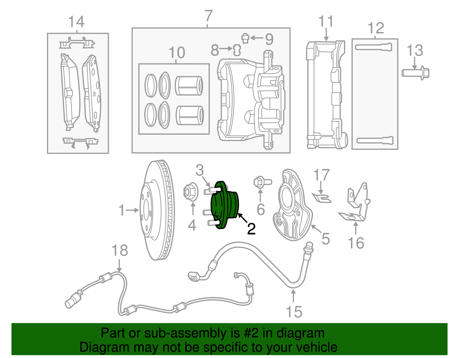 2005-2023 Mopar Hub Assembly 04779328AB | Mopar Parts Canada