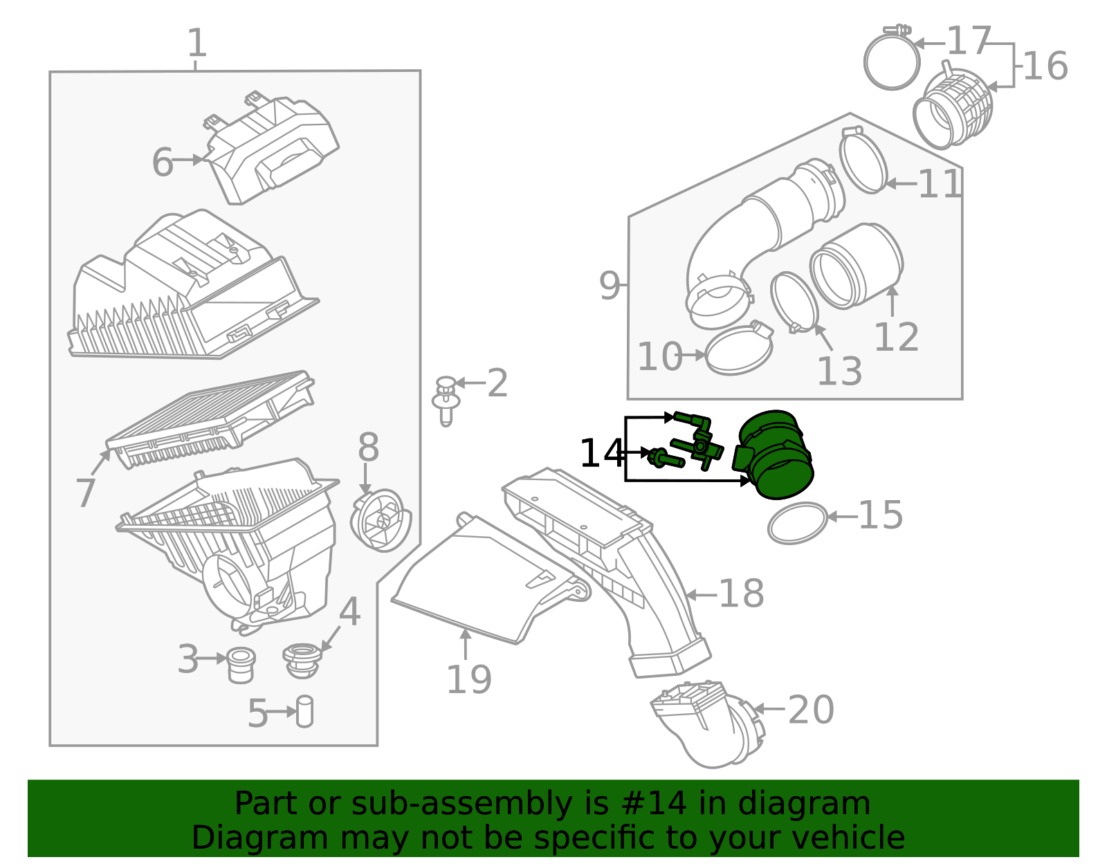31600-L1000 - Air Mass Sensor 2021-2025 Kia | Kia.Parts Store