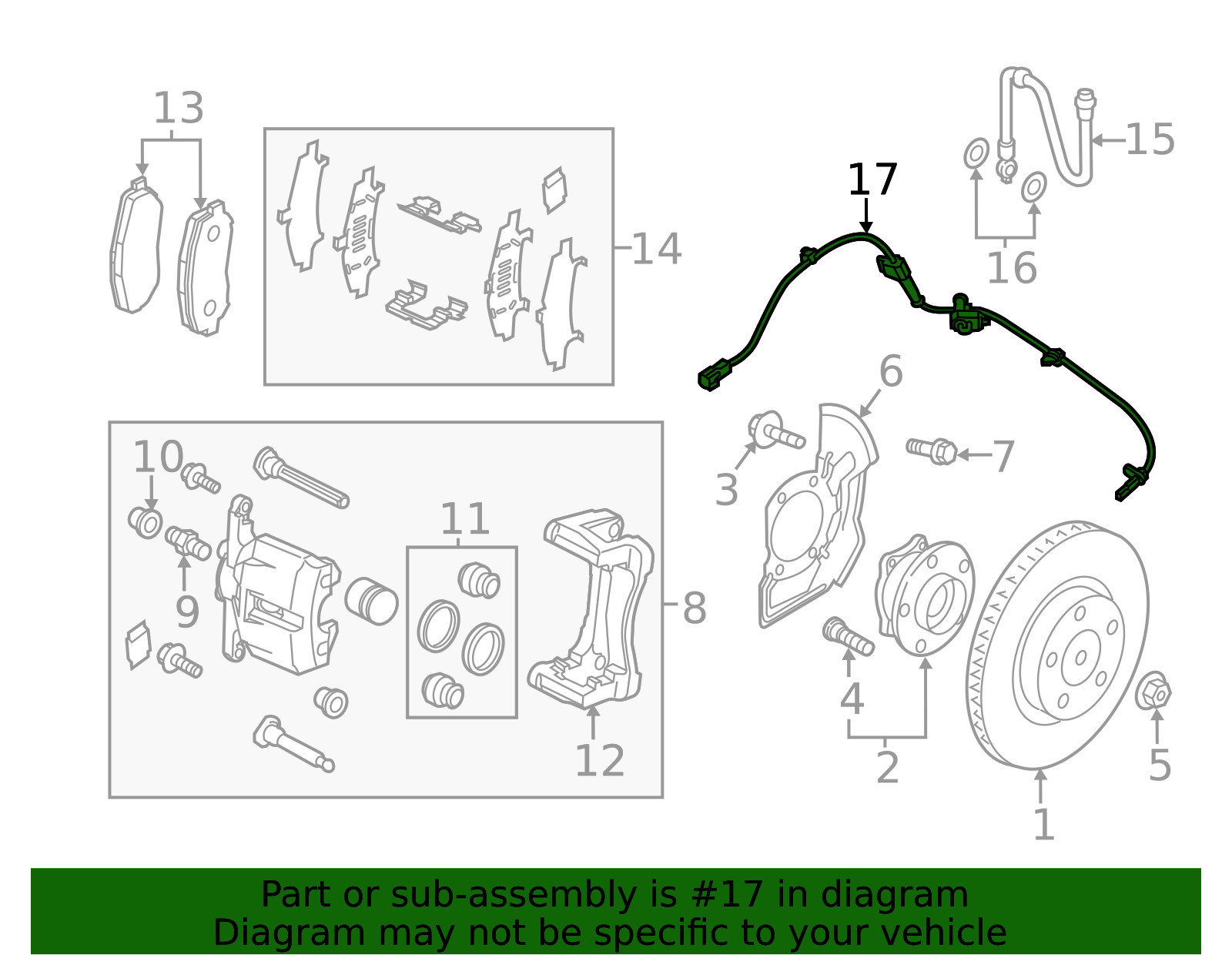 Mazda ABS Wheel Speed Sensor - Precise Brake Control - Part #BCKA-43 ...