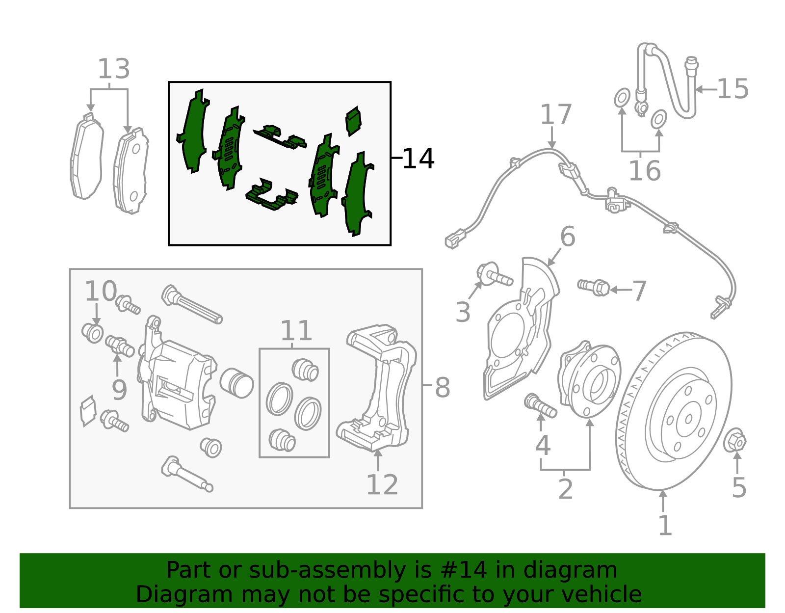 2019-2020 Mazda 3 Disc Brake Anti-Rattle Clip Set BCYA-33-29ZA ...
