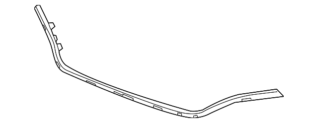 71122-T5R-A50 - Lower Molding 2018-2020 Honda Fit | Honda Parts Online