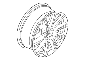2017-2022 Volvo S90 V90 Volvo 19 Inch 10 Spoke Aluminum Alloy Wheel Rim ...