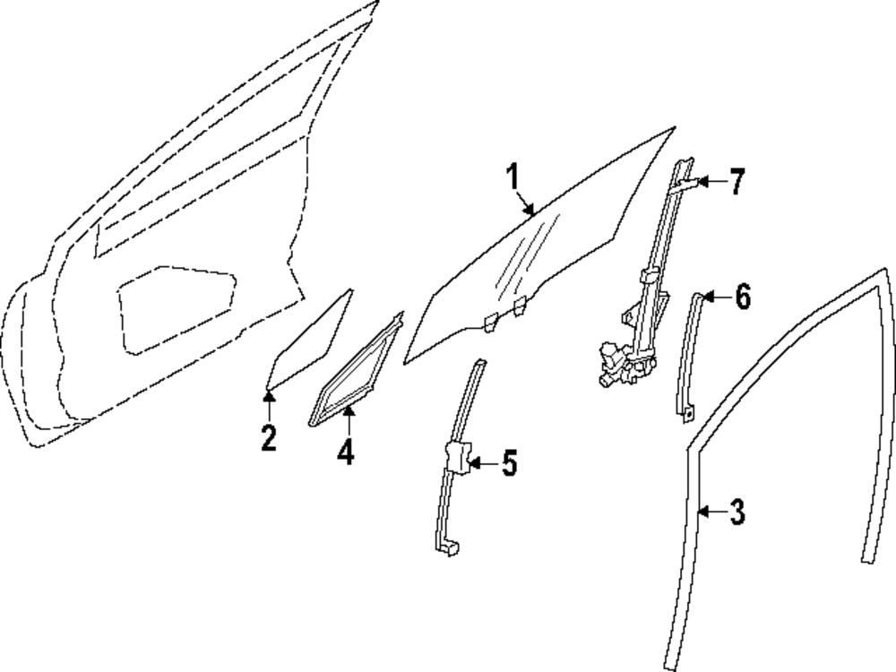 61012FN11A - 2024 Subaru - Fixed Glass | Subaru Parts HQ
