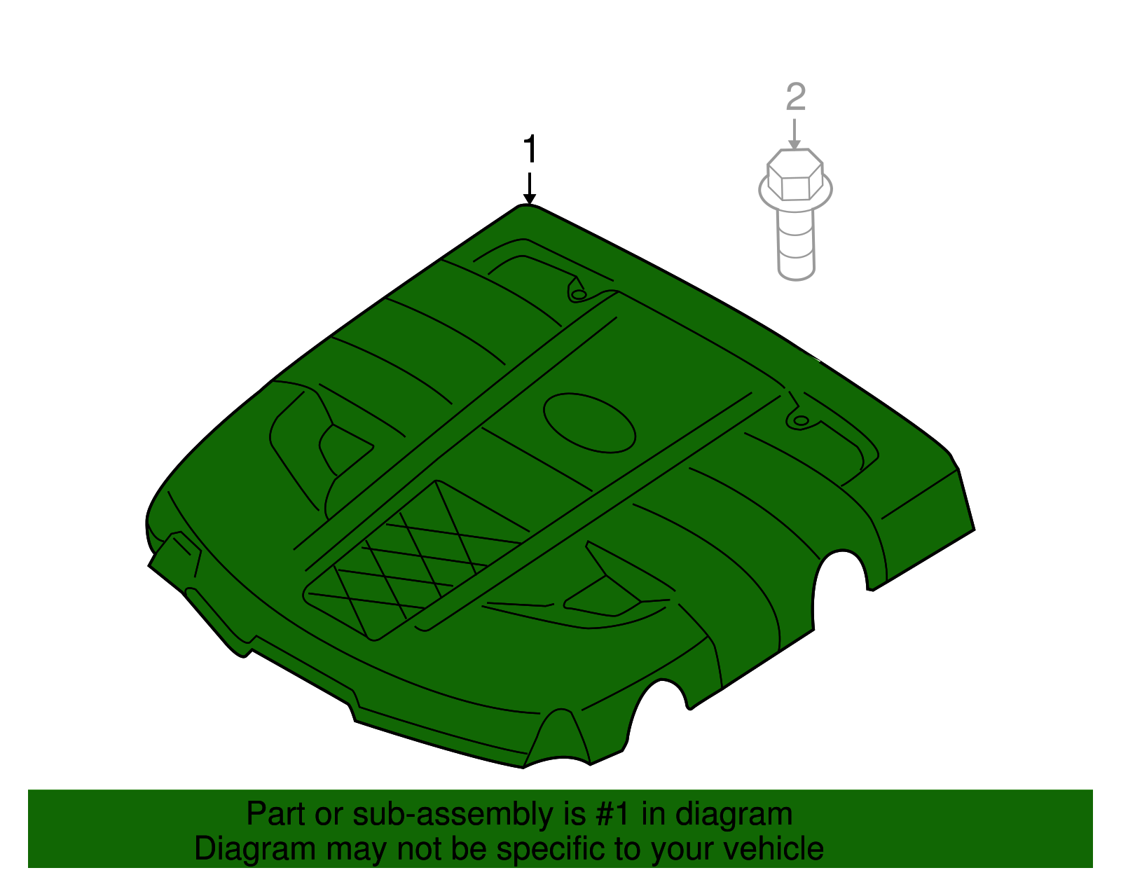 14025AA20C - Engine Cover - 2008-2009 Subaru | World OEM Parts Subaru