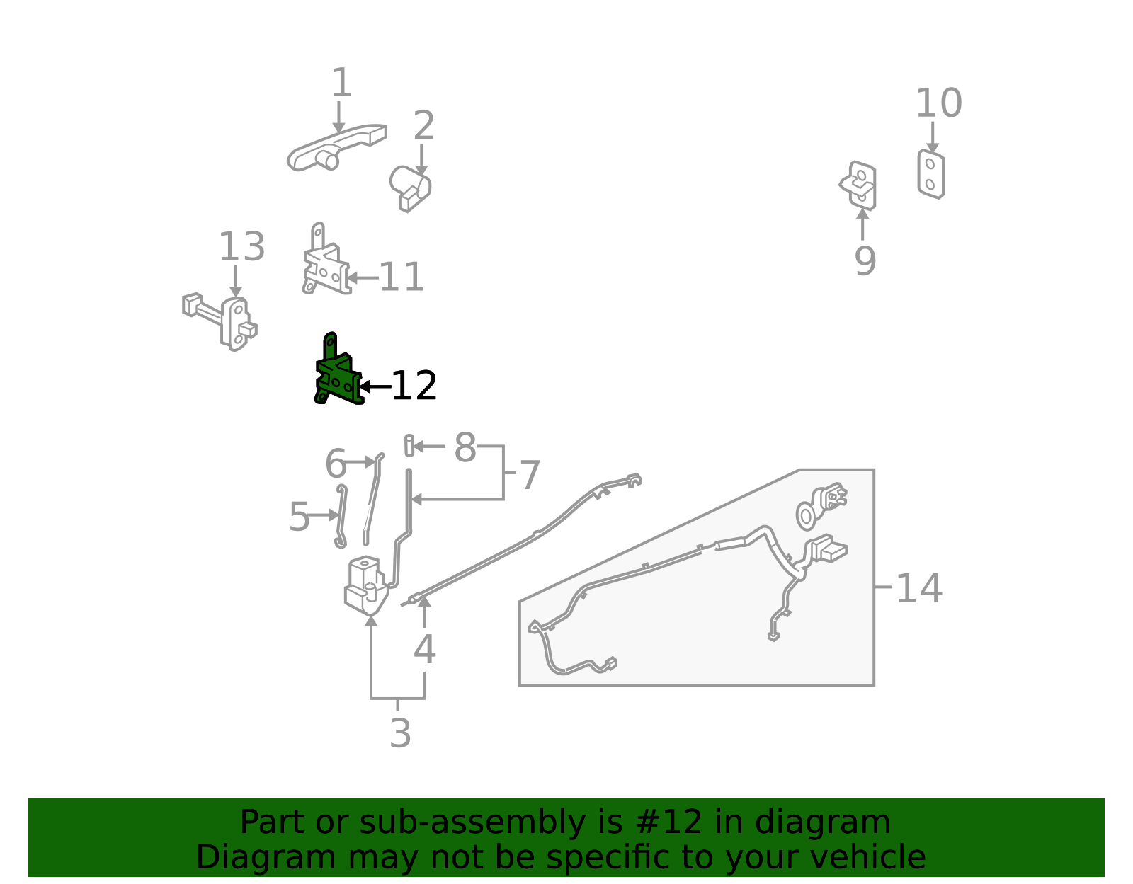 Buy Genuine GM Auto Parts - Hinge (Part # 25783764) | GM Parts Store