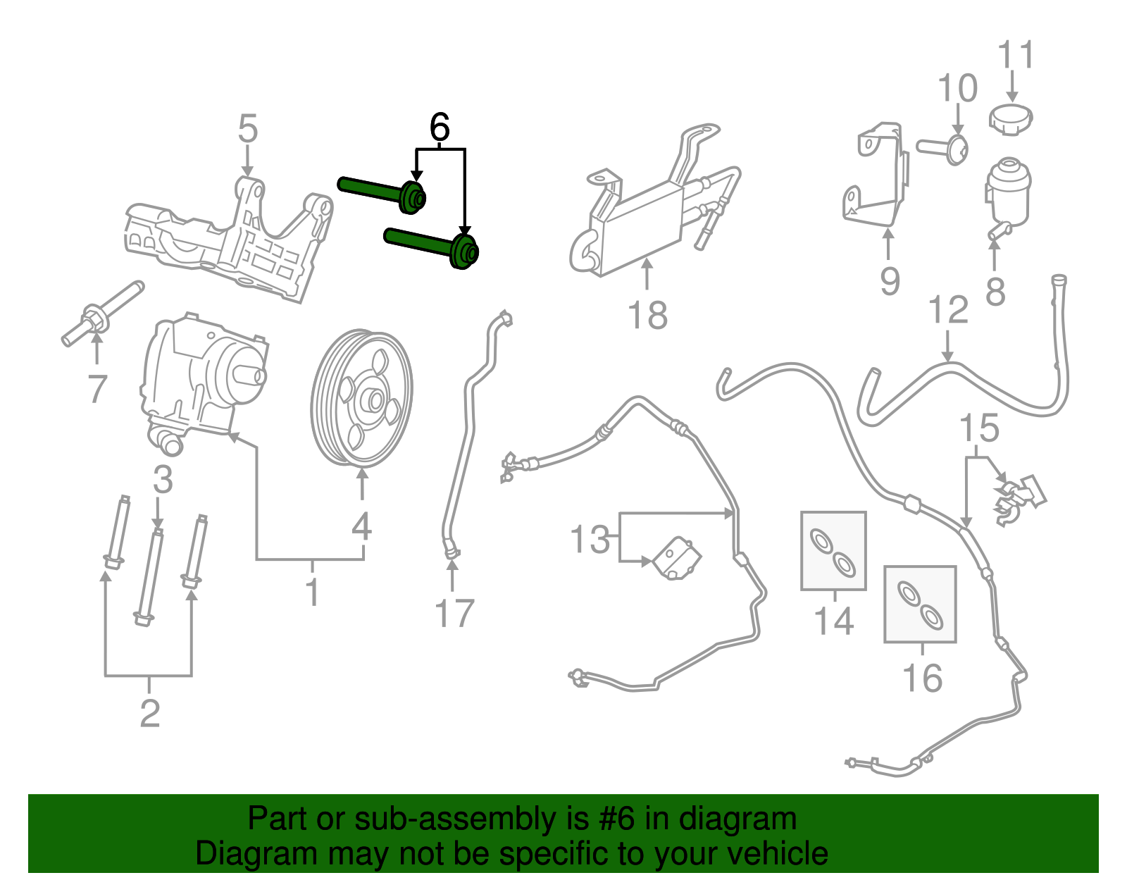 2015-2023 Ford Mount Bracket Bolt W716486-S437 | OEM Parts Online