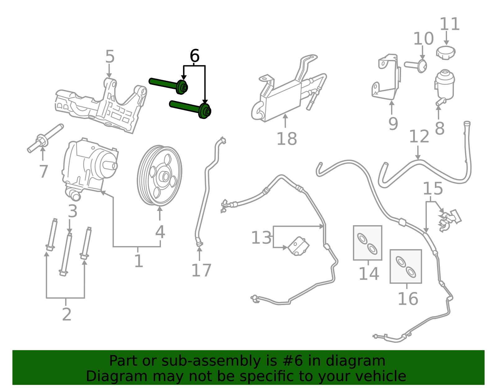 2015-2023 Ford Mount Bracket Bolt W716486-S437 | OEM Parts Online