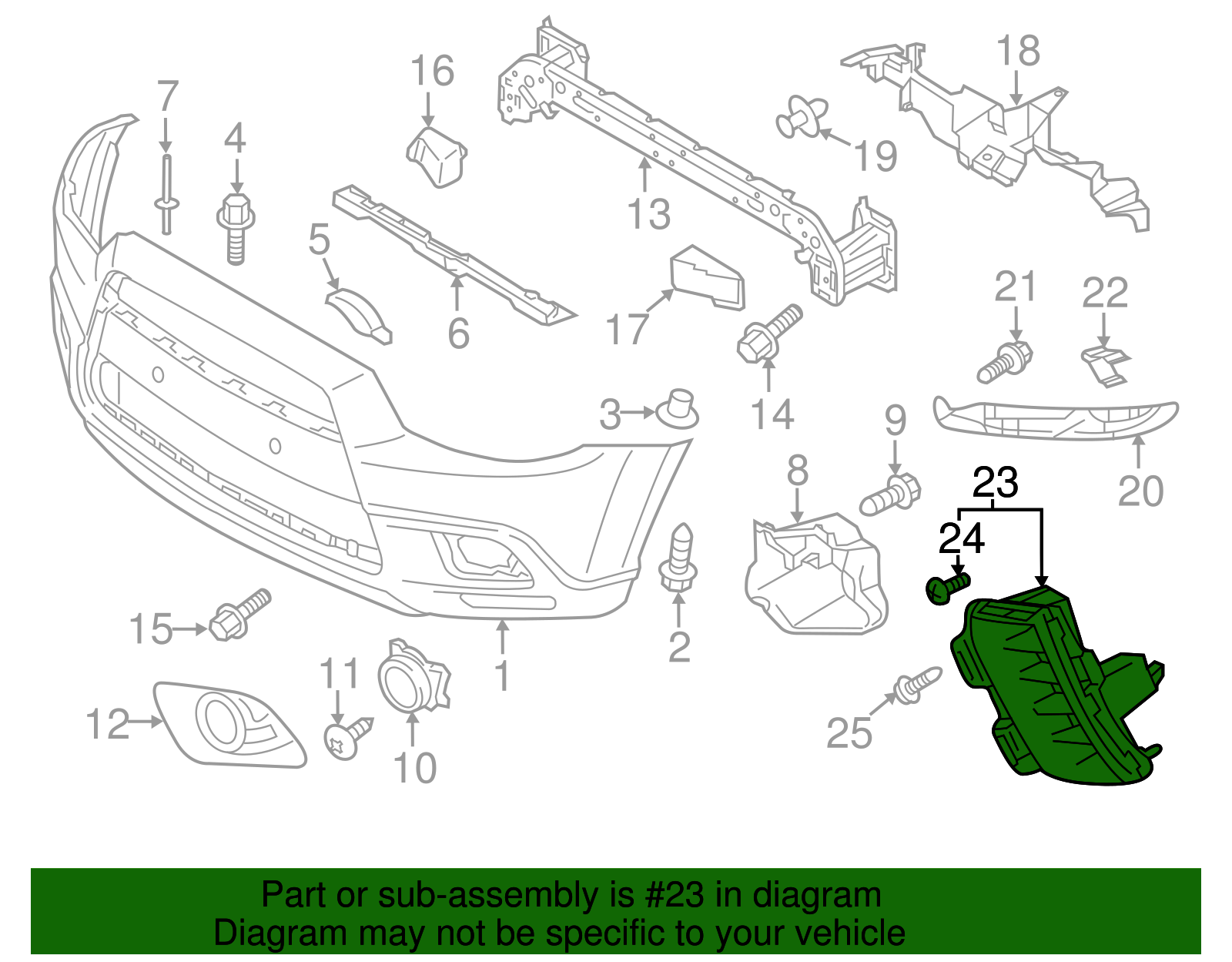 2018-2019 Mitsubishi Outlander Sport Blank Cover 6400K979 | Mitsubishi ...