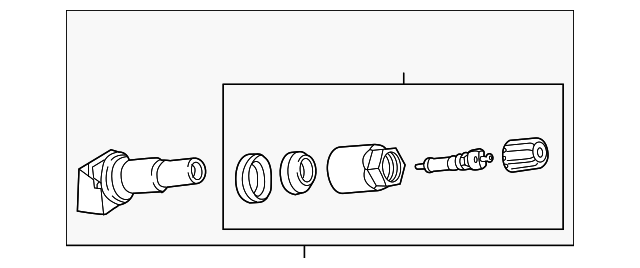 Genuine OEM Tire Pressure Monitoring System (TPMS) Sensor Valve ...