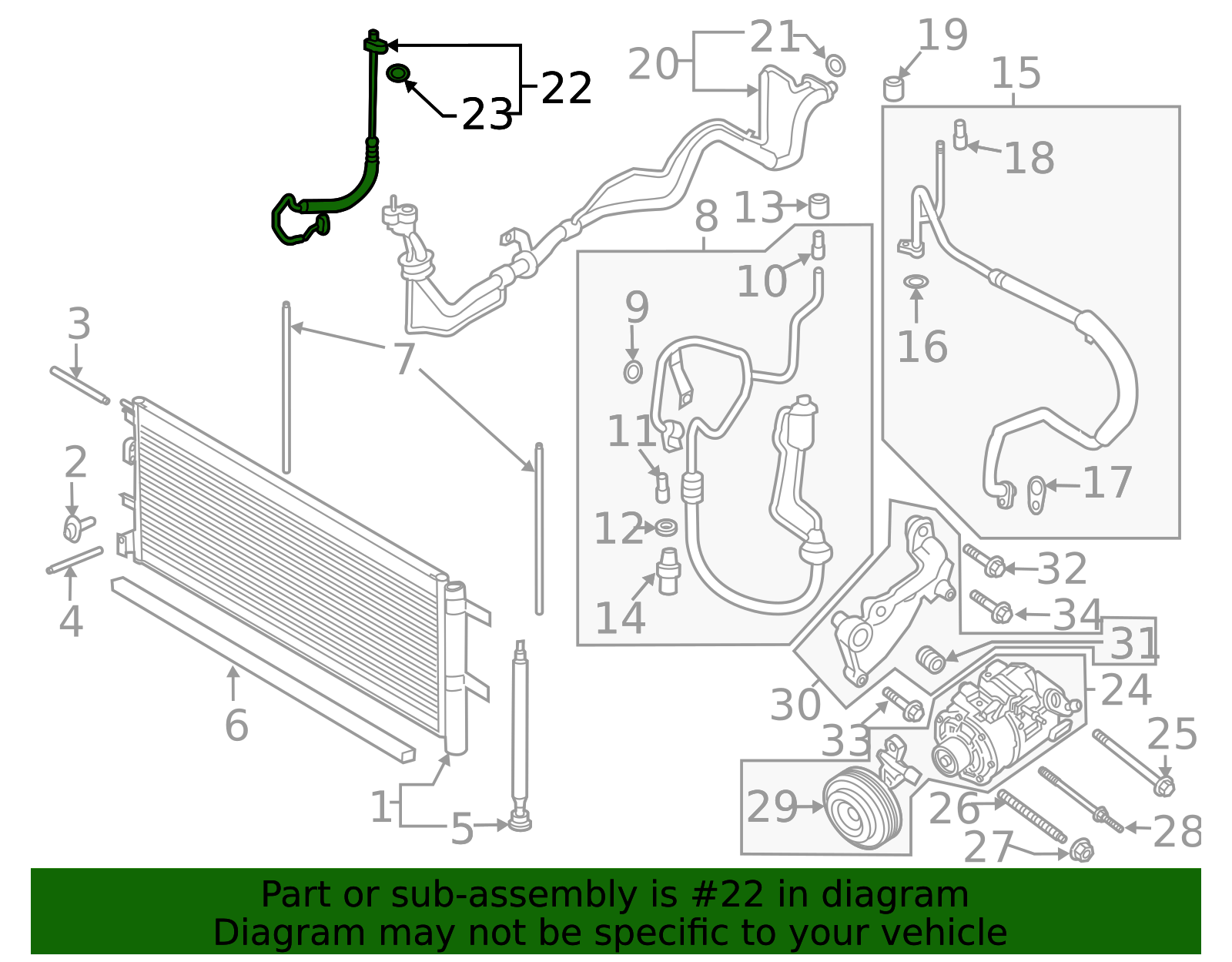 2017-2020 Lincoln Continental Liquid Line G3GZ-19835-C | Miracle Ford Parts