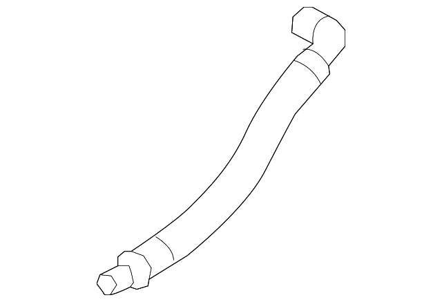 2008-2010 Ford | Lower Hose | 8C3Z-8286-B | Walls' Ford Parts