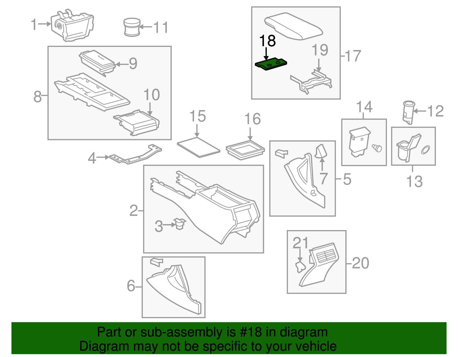58908-33030 - 2000-2024 Toyota - Center Console Latch | Toyota Parts ...